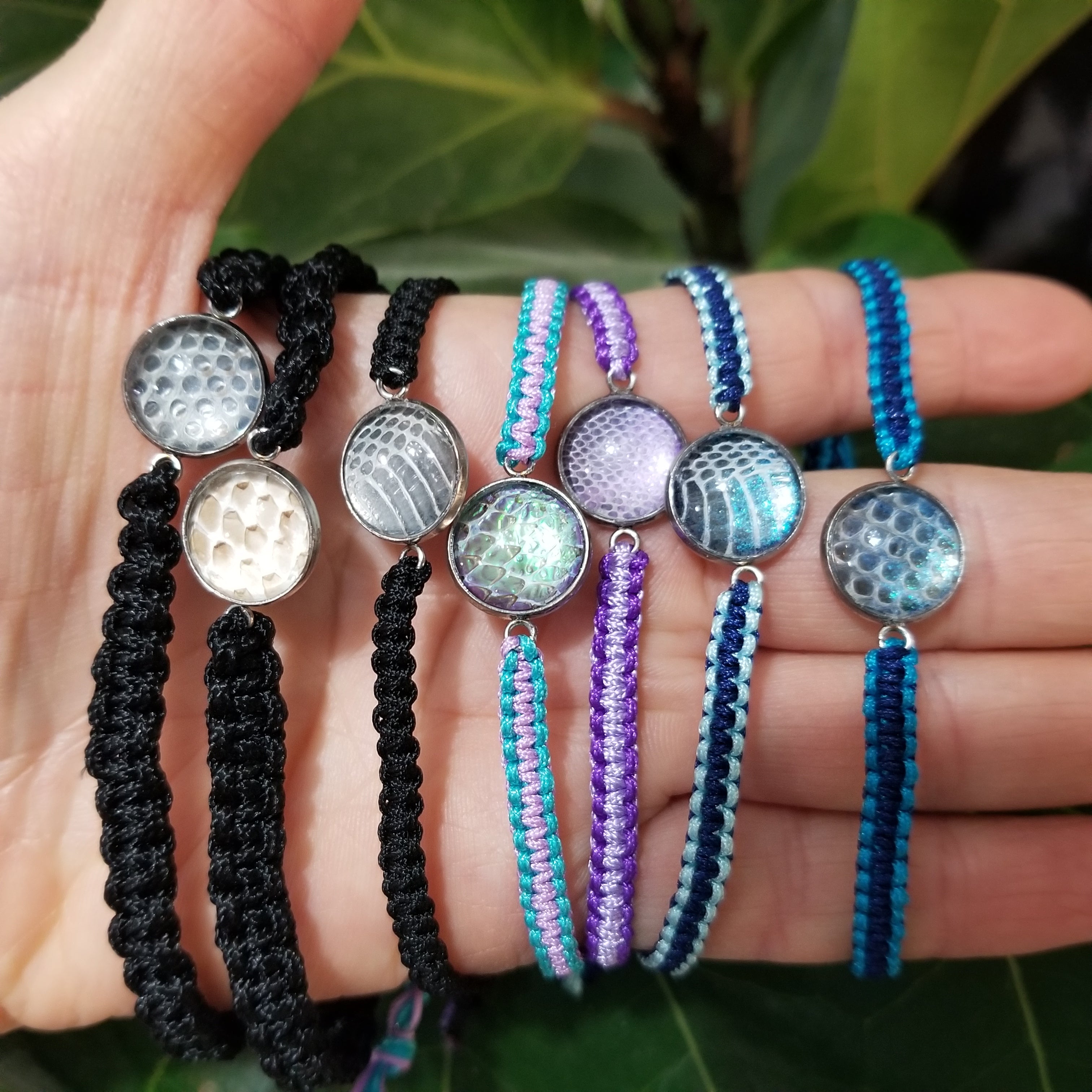 Snake Skin Adjustable Bracelets – Midnight Exotics